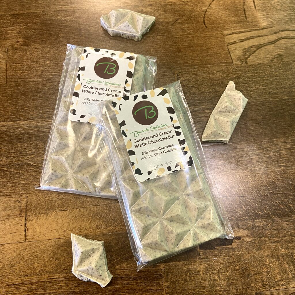 Cookies and Cream Bar - Bouchée Confections